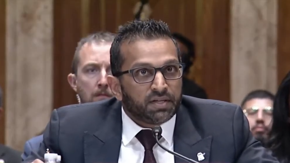 'I'm not gonna tolerate it': Kash Patel tries to act tough, stares down ...
