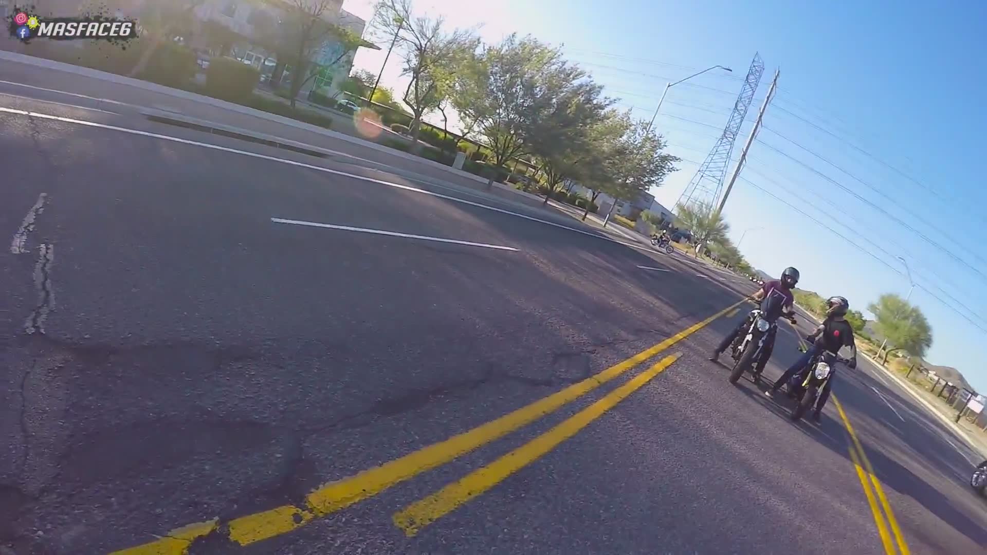 Mini bike dies at intersection