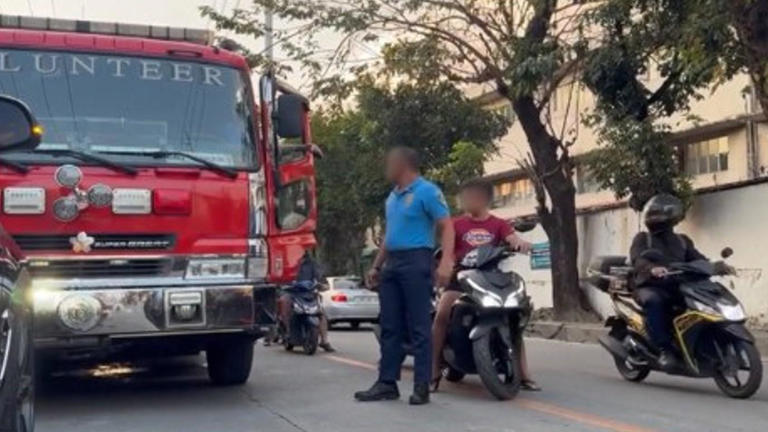 Cop who blocked fire truck in viral clip relieved from post — Marikina ...