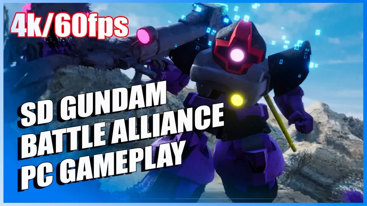 SD Gundam Battle Alliance PC gameplay [4K, 60fps, 3080Ti, i9 12th gen ...