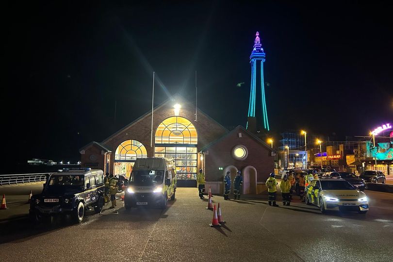 Large emergency response at Blackpool pier after person swept 200m out ...