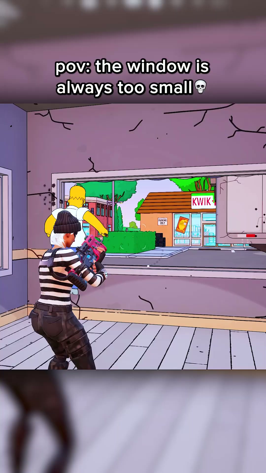 Homer was panicking😭