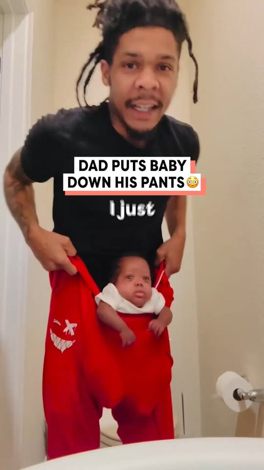 Dad's unique parenting hack