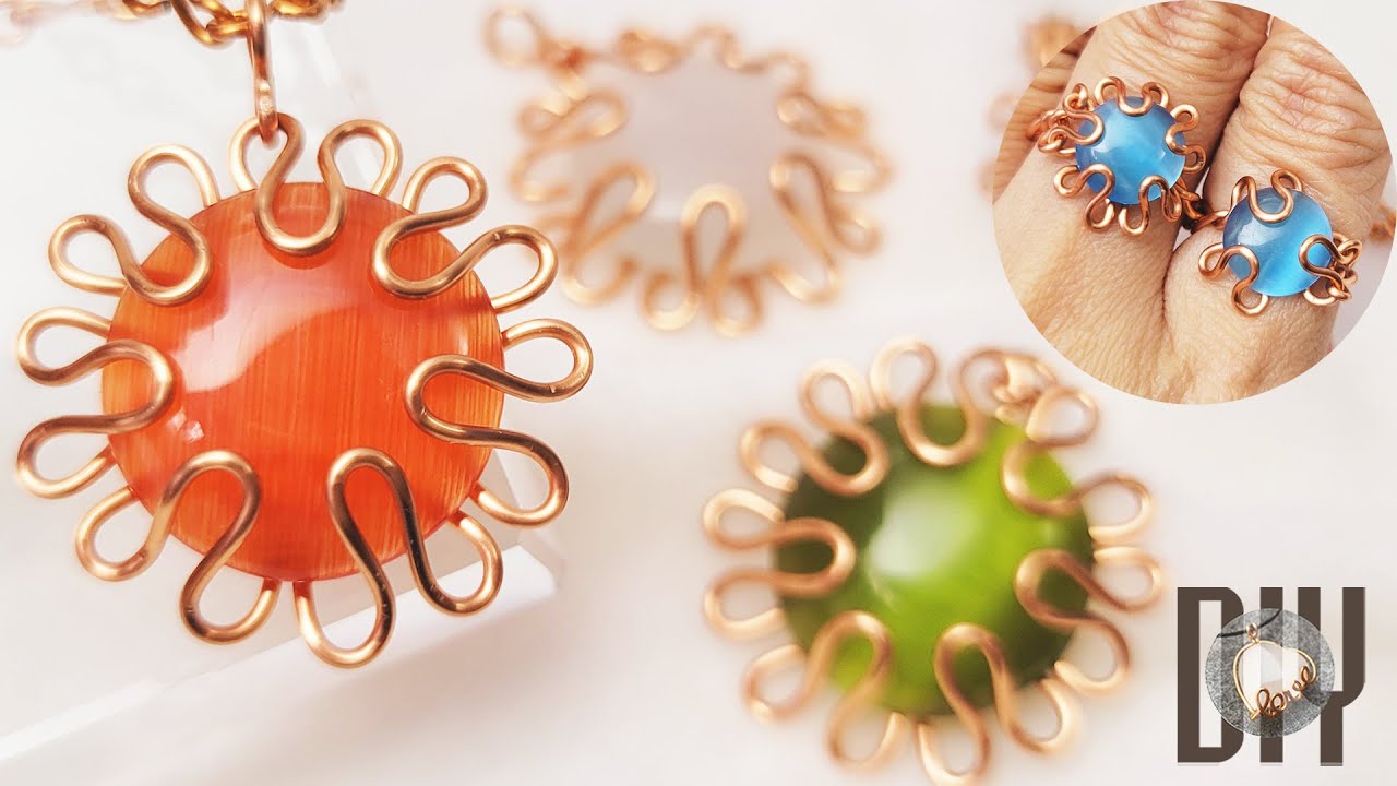 Love flower pendant | heart | simple DIY handmade jewelry ideas ...