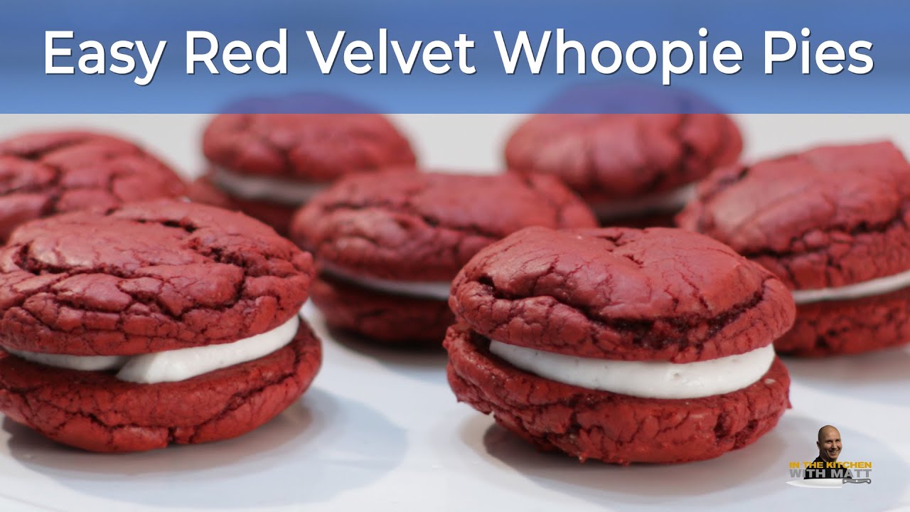 How to make easy red velvet whoopie pies | 5 ingredients | Short version