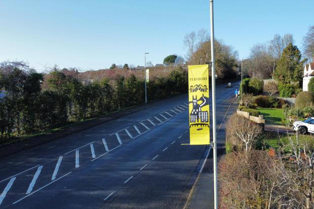 New welcome banners celebrate town's Georgian identity