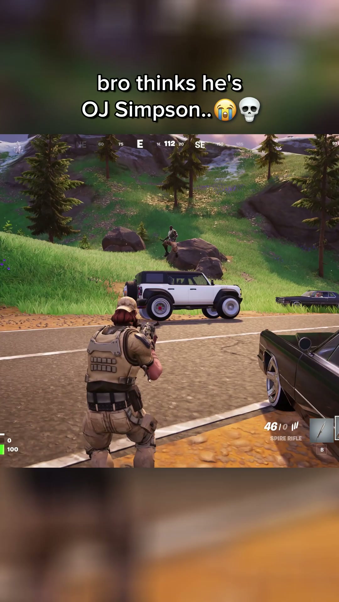 OJ Simpson in Fortnite ☠️