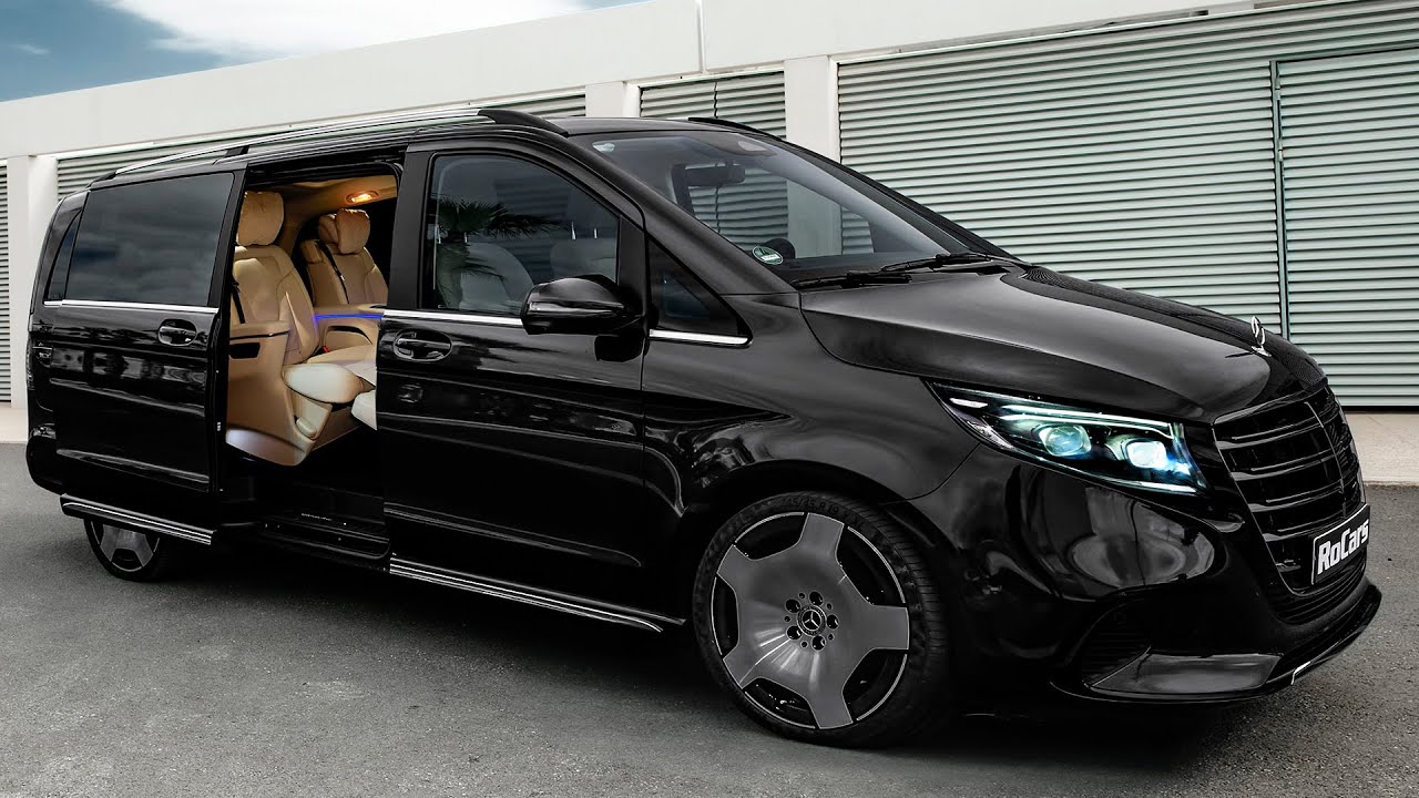 Mercedes V Class long edition interior and drive