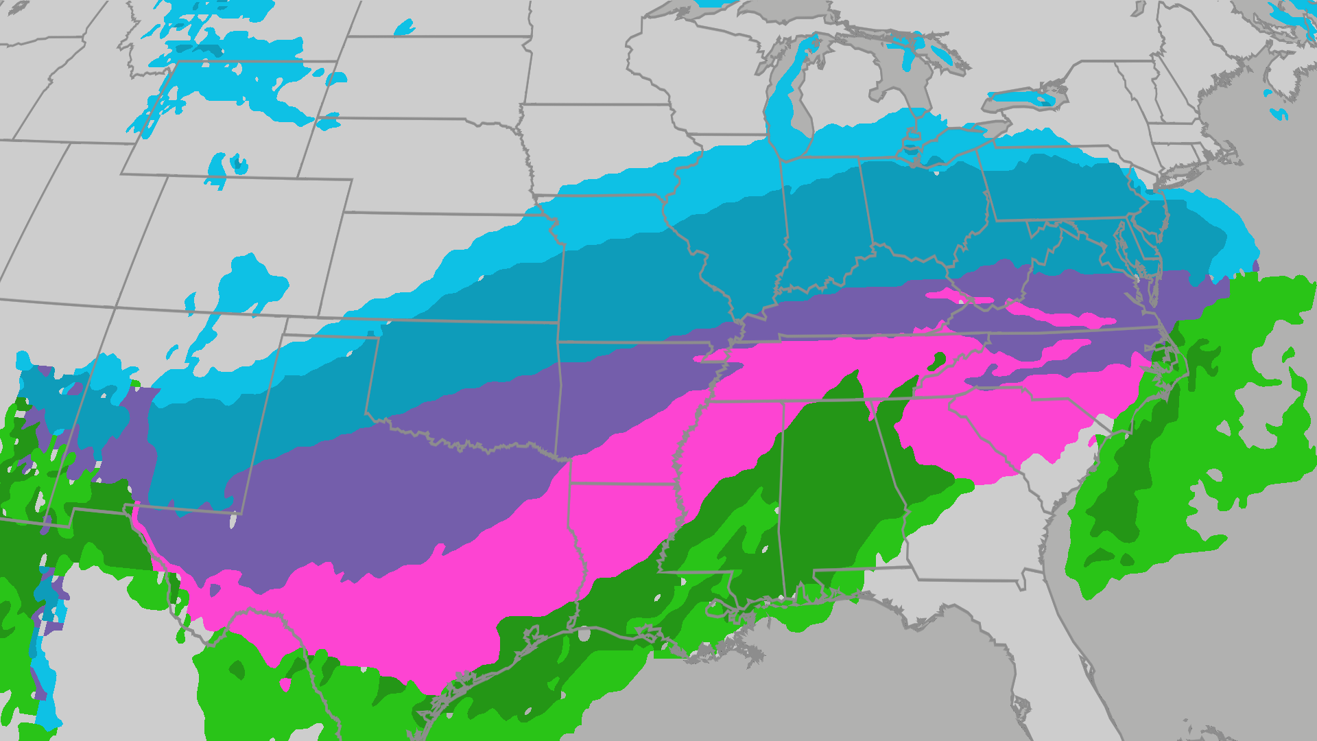 Winter storm Fern maps tracker: Alerts, radar, snowfall and ice ...