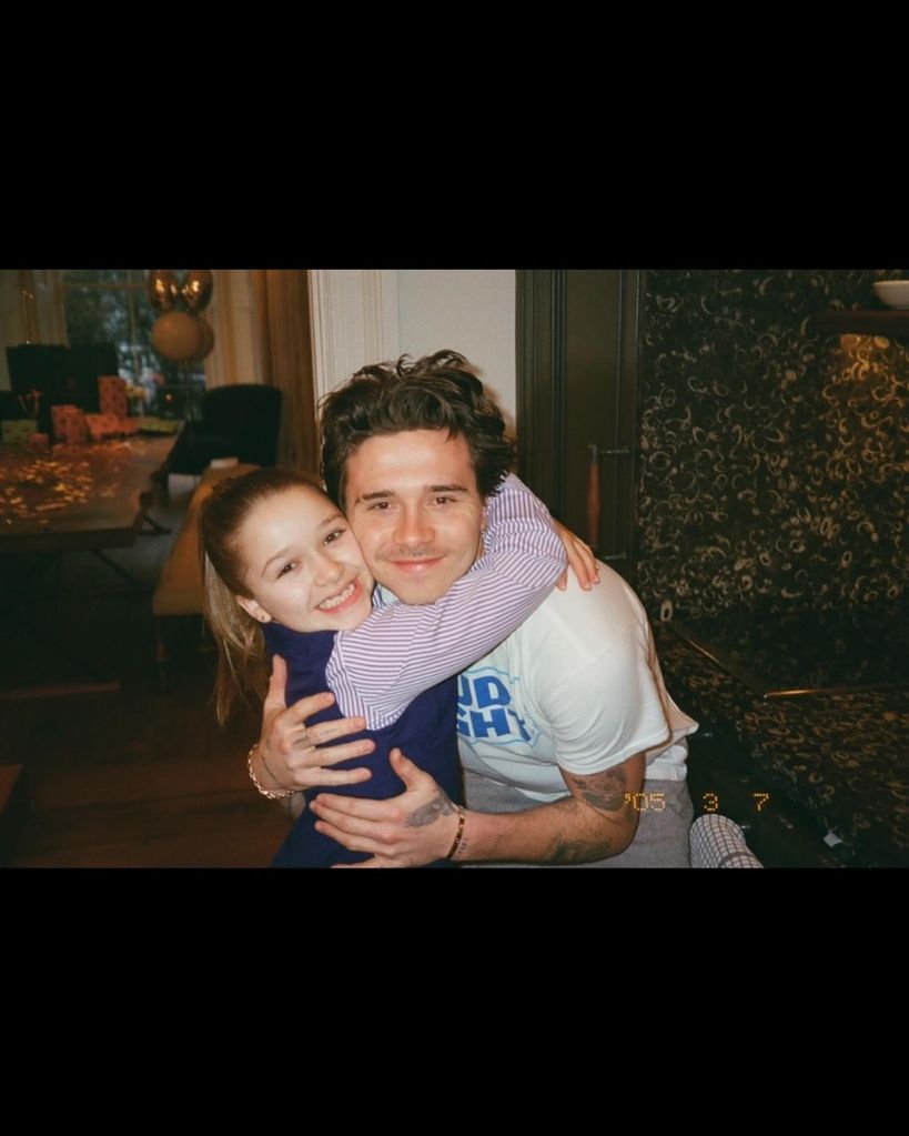 Harper Beckham breaks silence with public message for brother Romeo ...