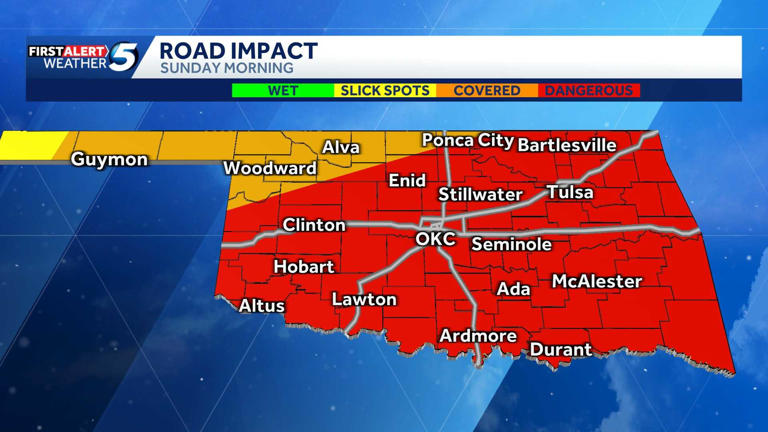 Check out the road conditions map as winter storm leaves snow, ice on ...