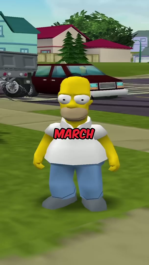 Did you know about these animations in the game The Simpsons: Hit & Run ...