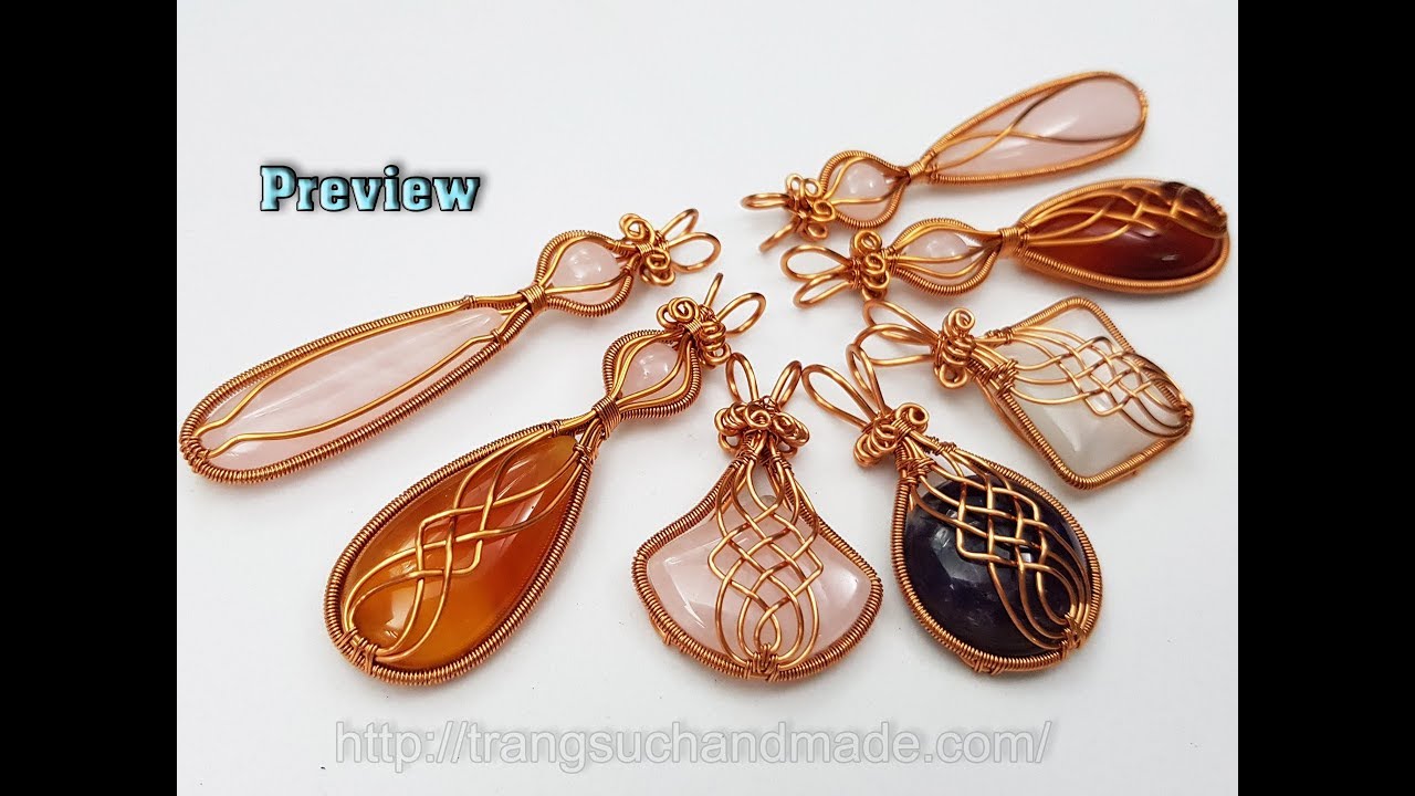 Preview Criss-cross wire with a few popular stone no holes 458