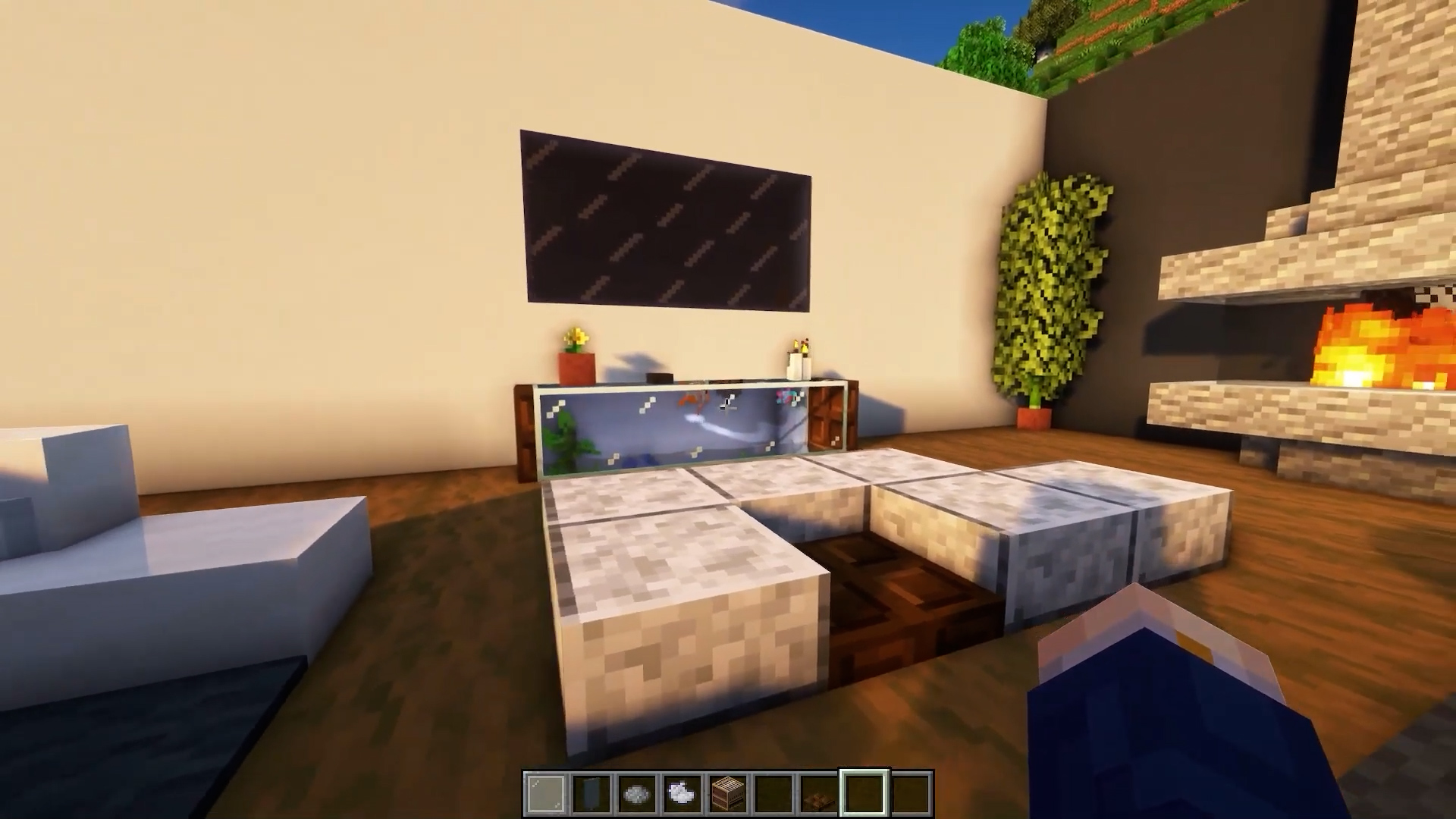 Creative living room ideas for Minecraft interiors