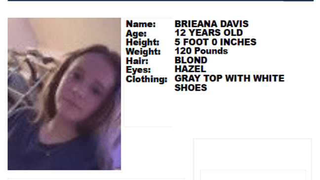 Missing 12-year-old located by Oklahoma Highway Patrol