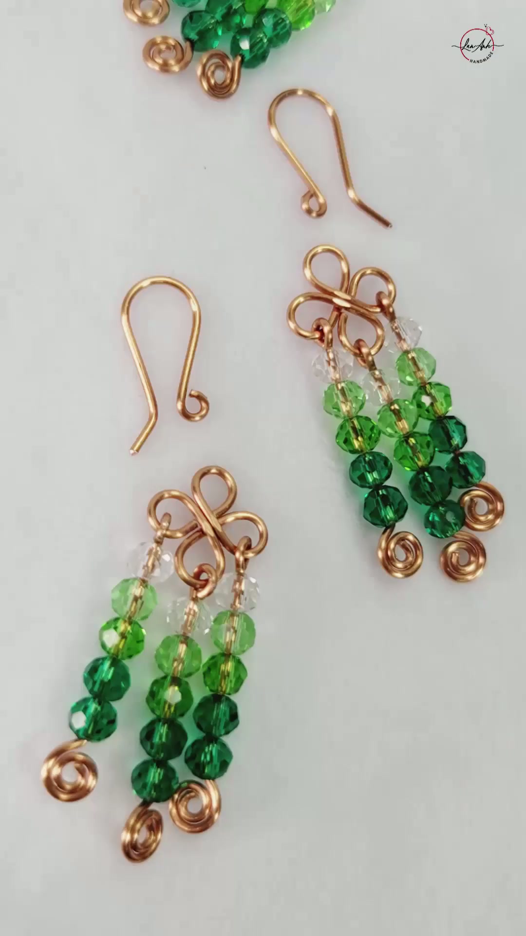 From wire & beads to wow – handmade in minutes! #shortsvideo #diy # ...