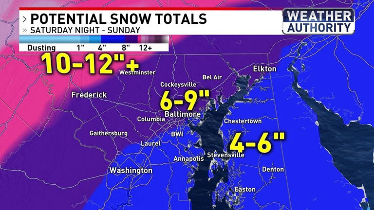 Weather alert | Monster winter storm moves into Maryland with snow and ice
