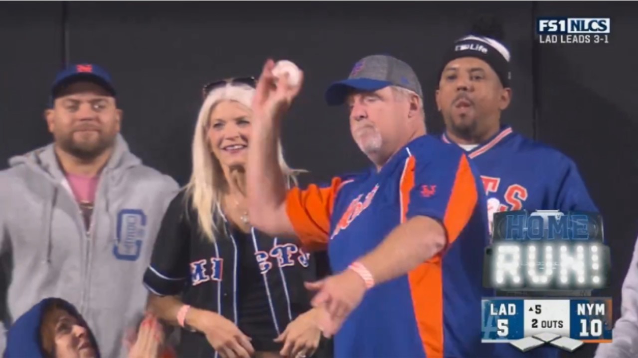 This Was The Goofiest Throw Back of a Home Run Ball You’ll Ever See