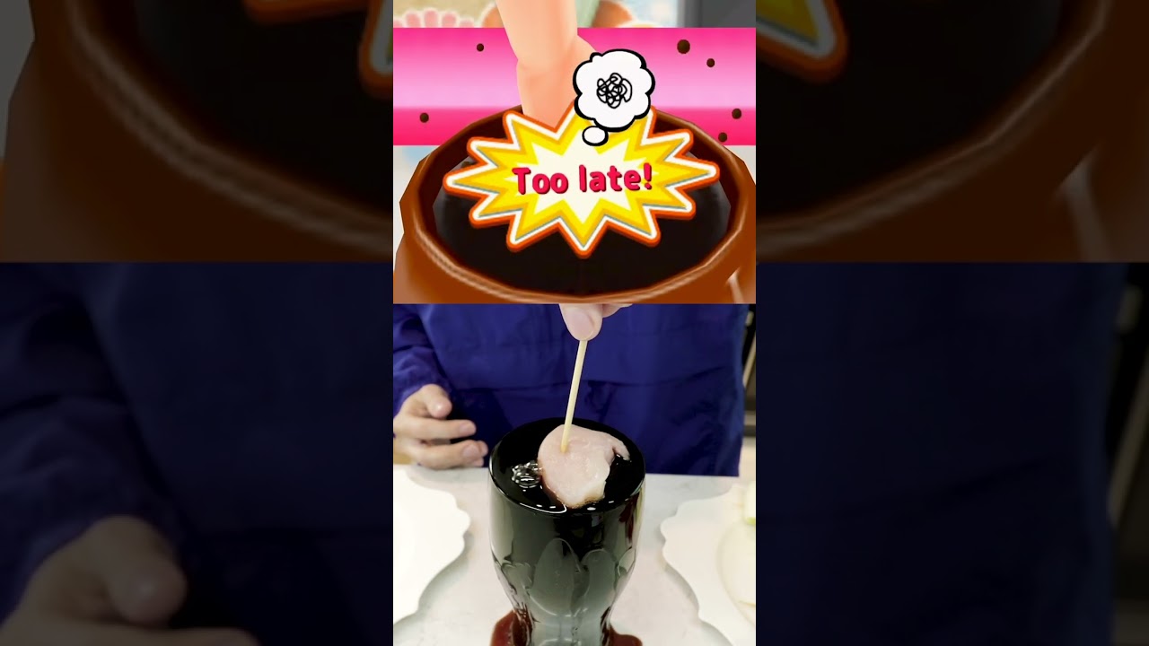 Following Cooking Mama recipe for chicken skewers