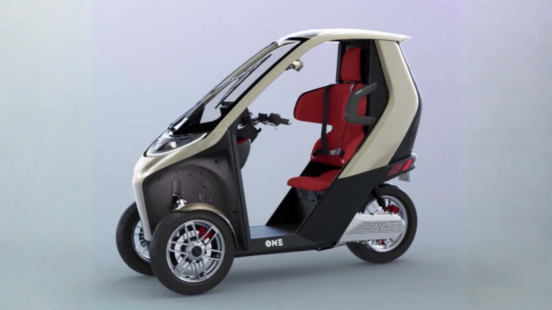 This electric oddball three-wheeled 'scooter' wants to basically be a ...