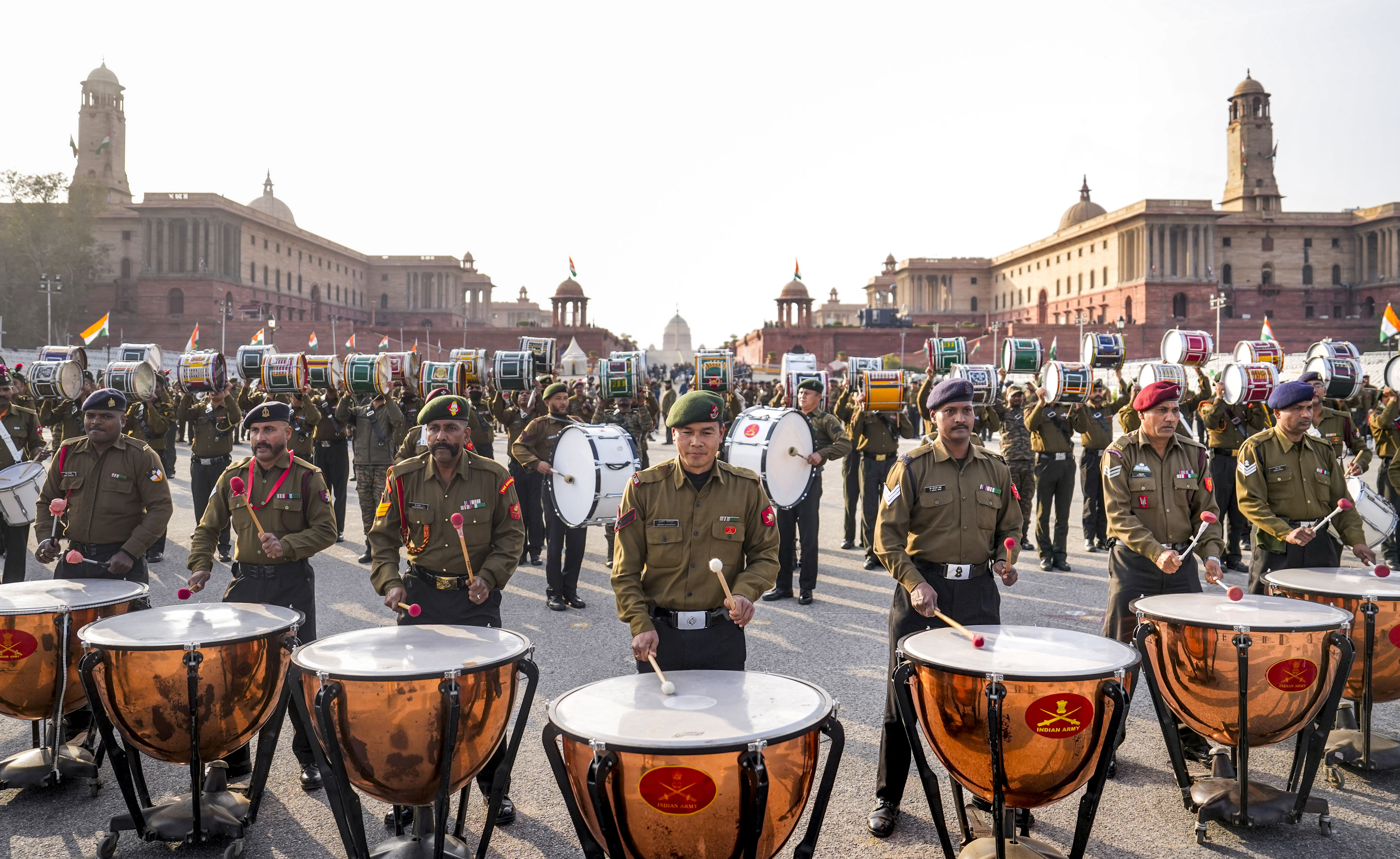 R-Day parade: Full dress rehearsal of cultural performance, flypast ...
