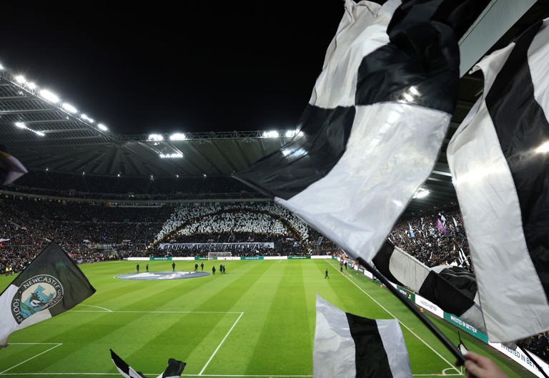 Newcastle United average attendance compared to Premier League rivals ...