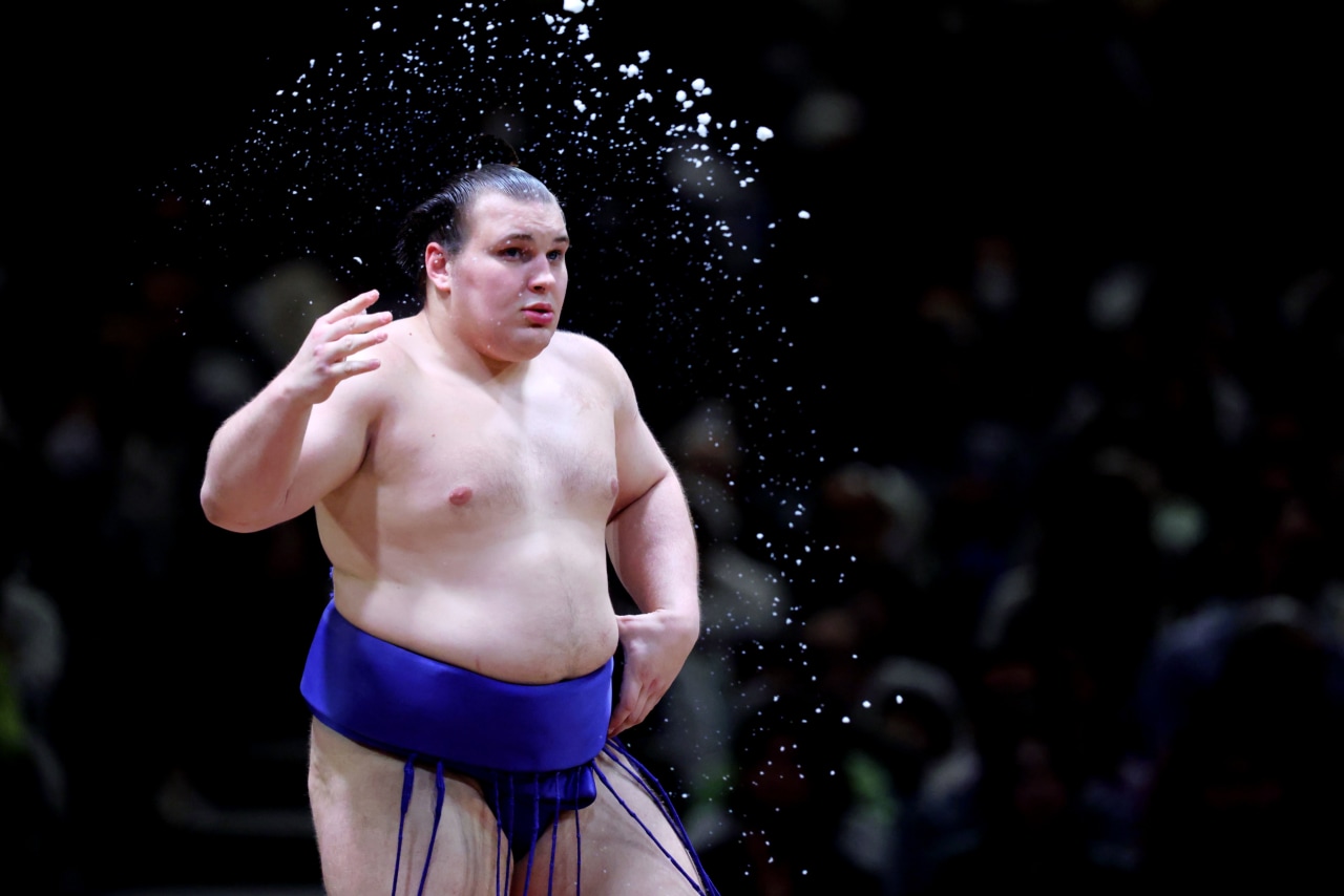 Four years ago, he fled Ukraine for Japan. Now he’s a sumo superstar.