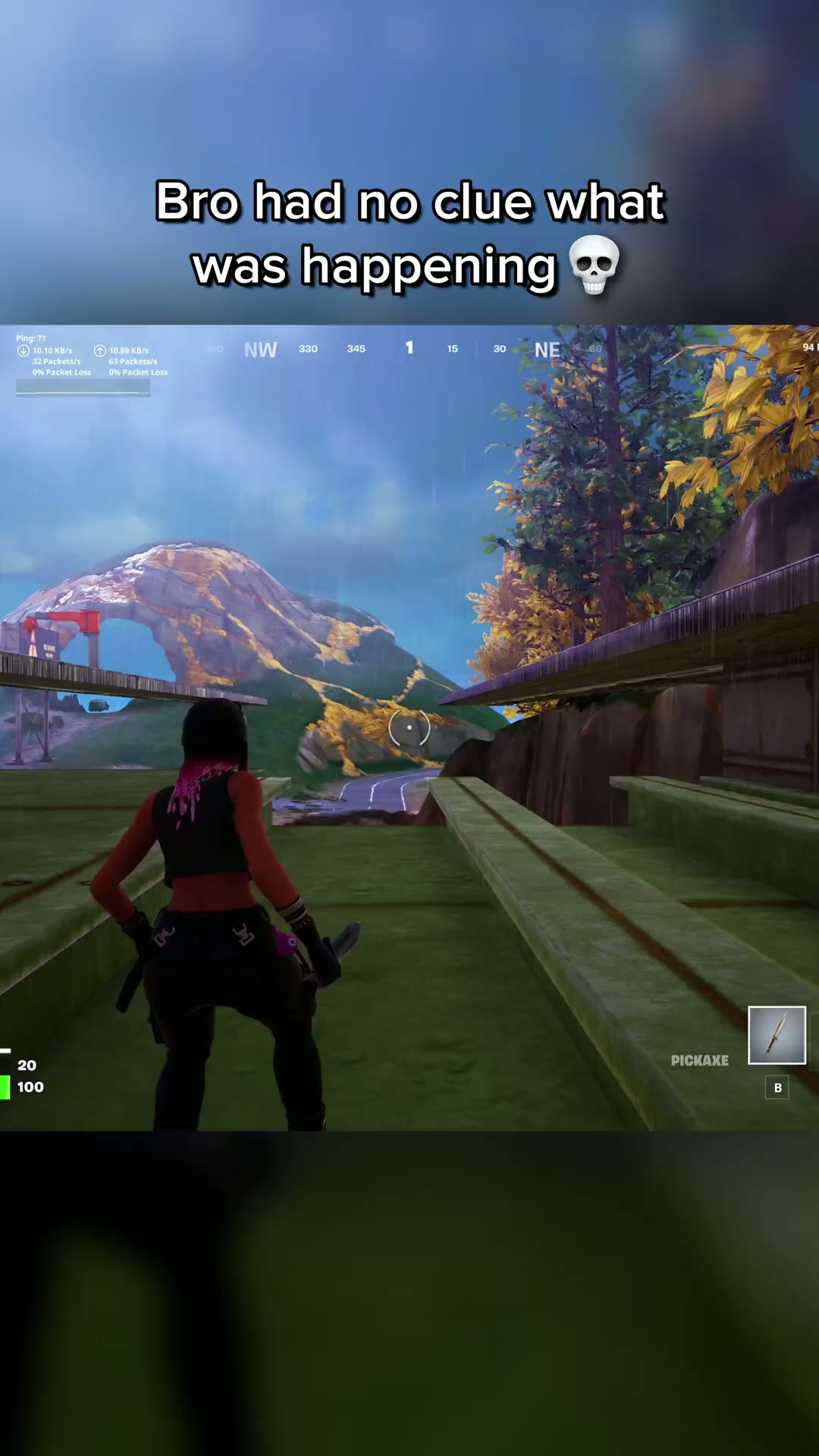 How to glitch under the map