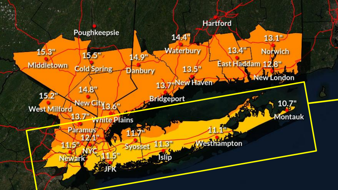 Latest NYC area snow forecast timeline: How much will fall, when it ...