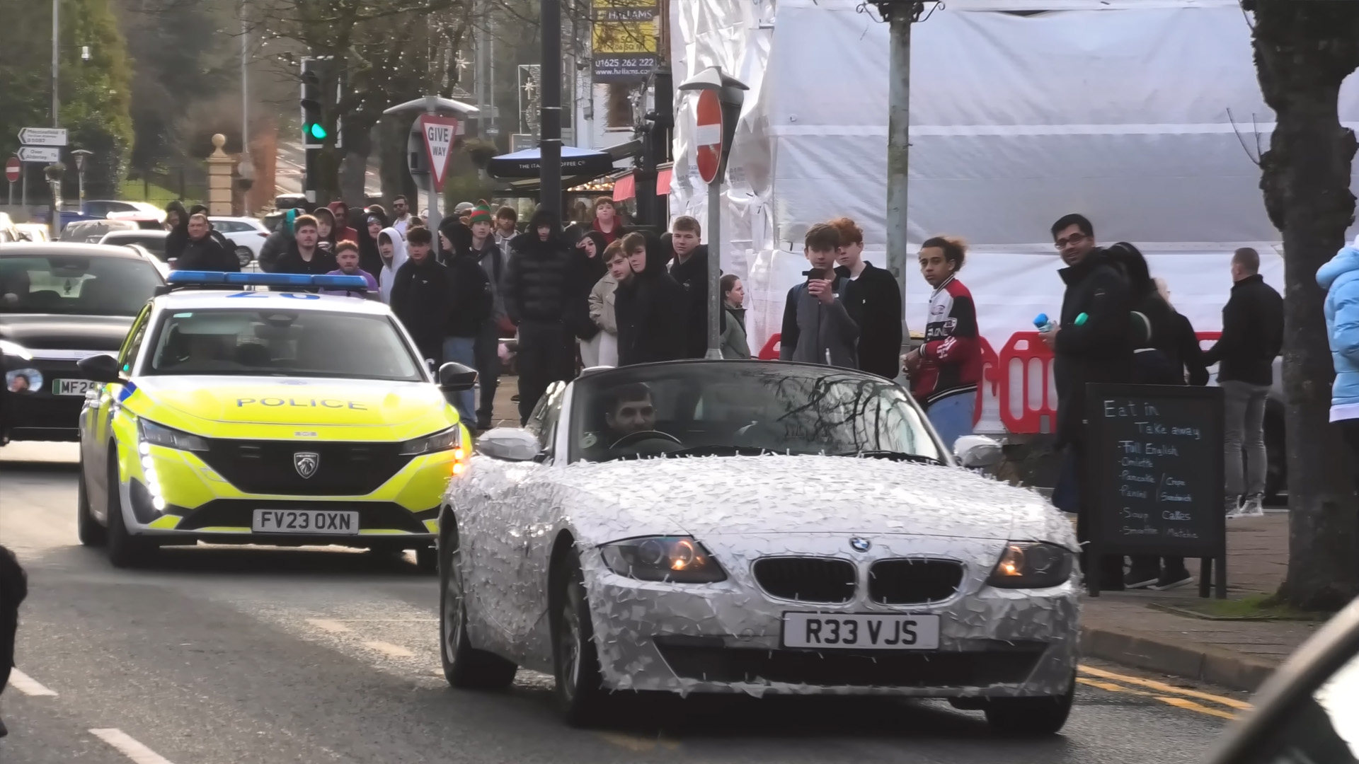 Police crackdown on modified cars at Cheshire meet
