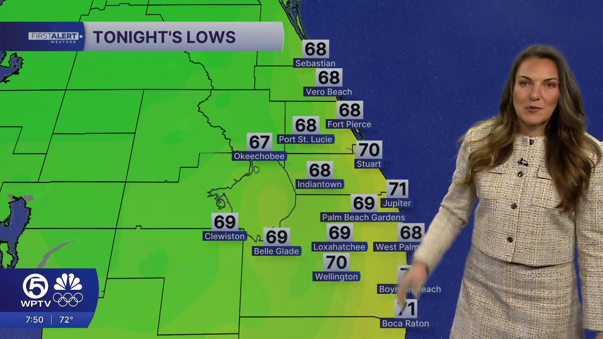 WPTV First Alert morning forecast - January 24, 2026