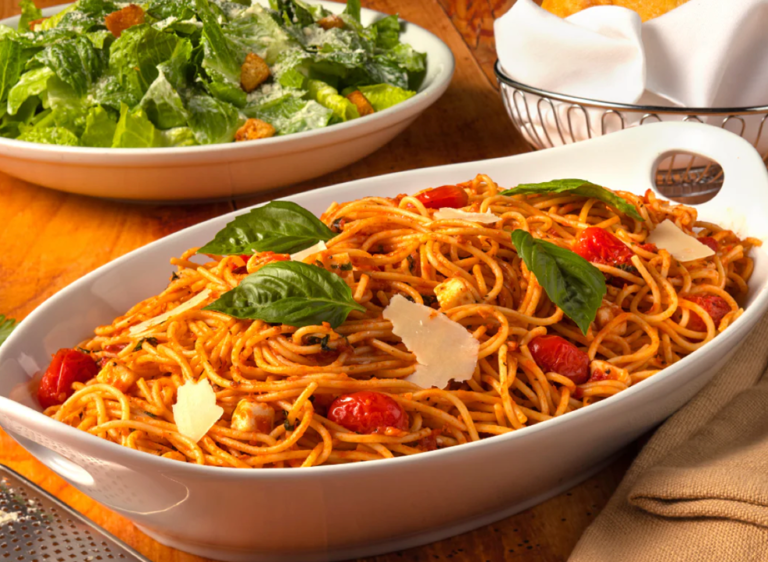 6 chain restaurants serving family-size pasta meals