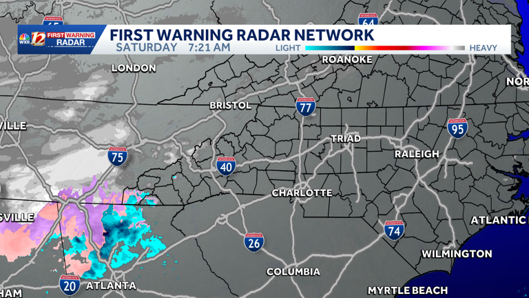 Major winter storm moving into the Triad | Live updates