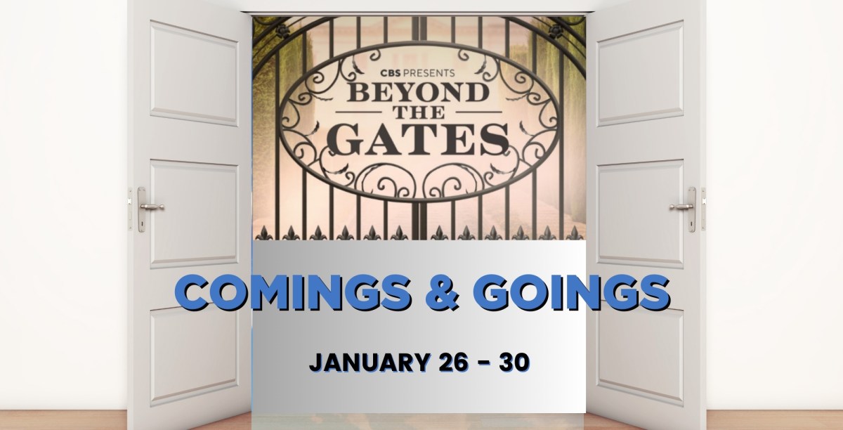 Beyond the gates comings & goings January 26-30: Hawthorne family drama ...