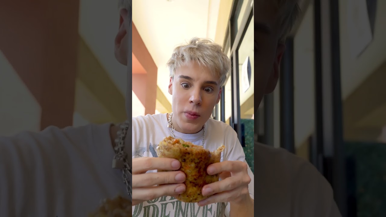 One brave diner tackles the largest flour tortilla wrap in the nation