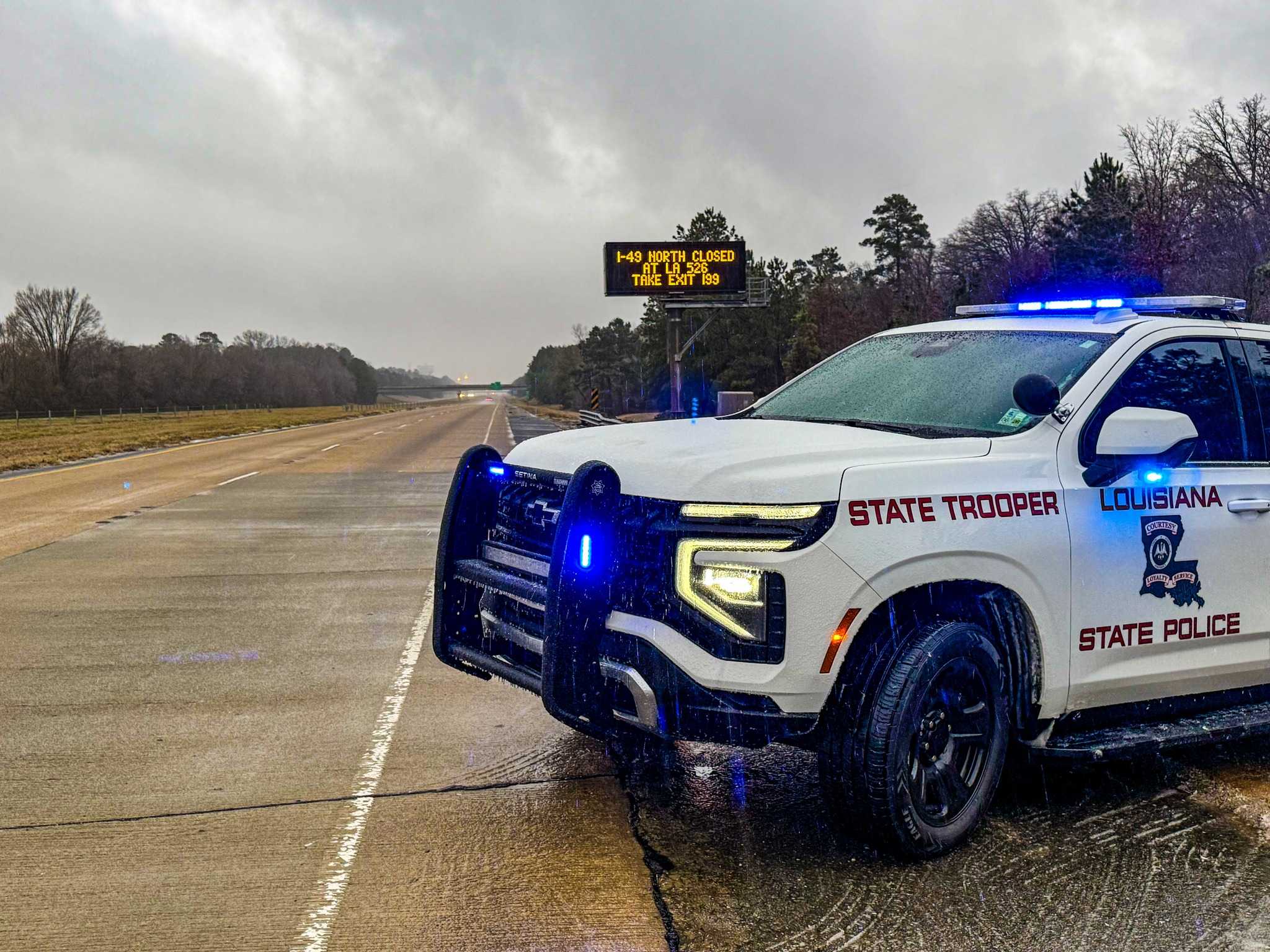 Louisiana State Police say hazardous travel possible; 'Your decisions ...