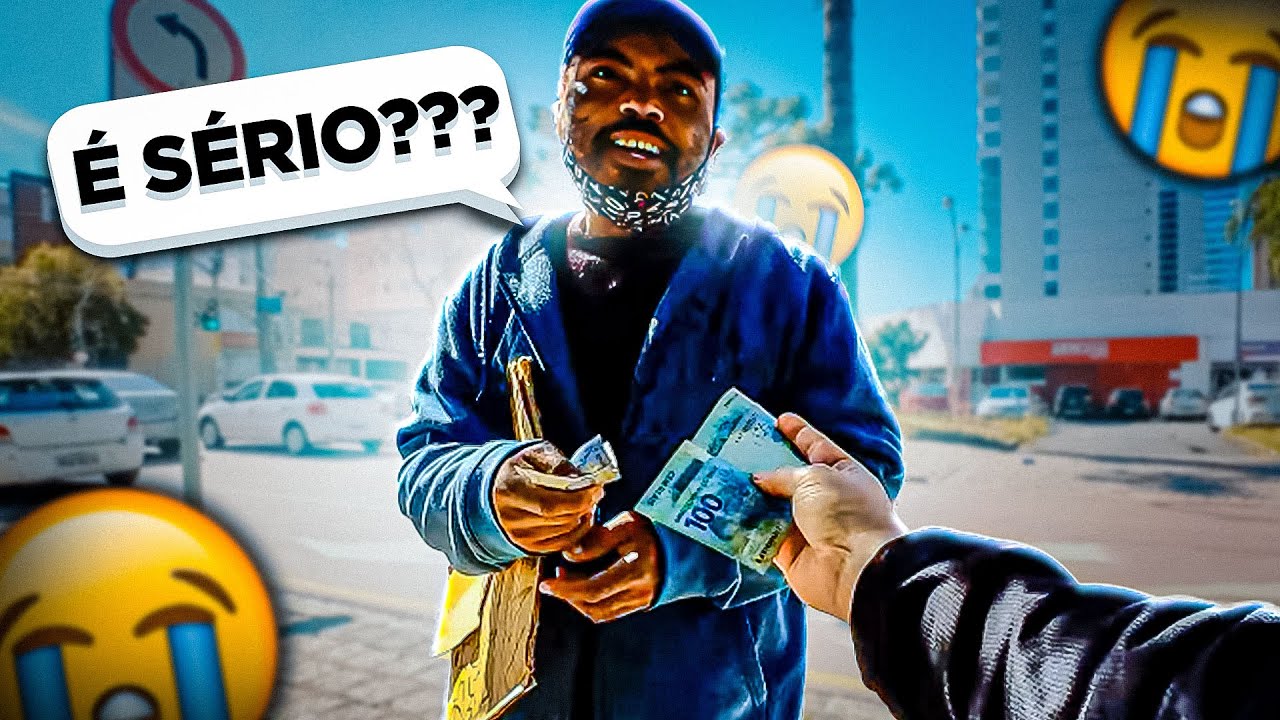 Experimento social emocionante: quem vai ajudar sem saber?