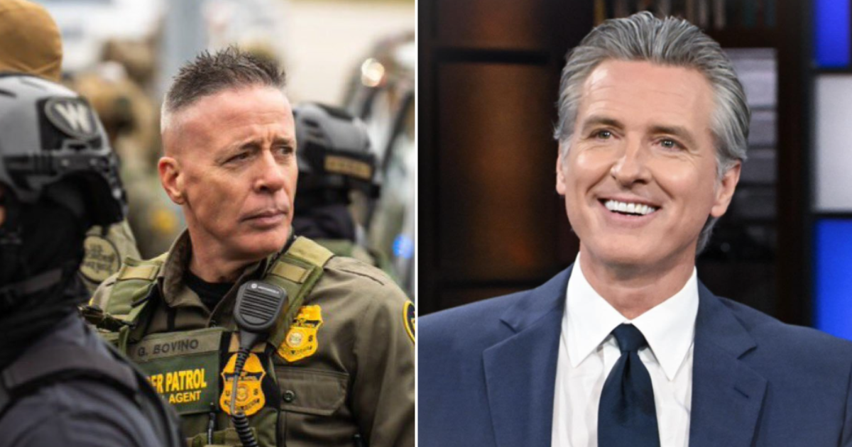 Gavin Newsom Trade Barbs With Trump’s Border Patrol Commander Over ‘SS ...