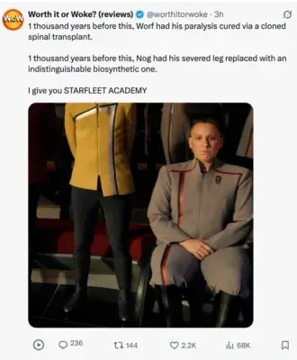 Liberals love new ‘Starfleet Academy’ series; modern progressive dogma ...