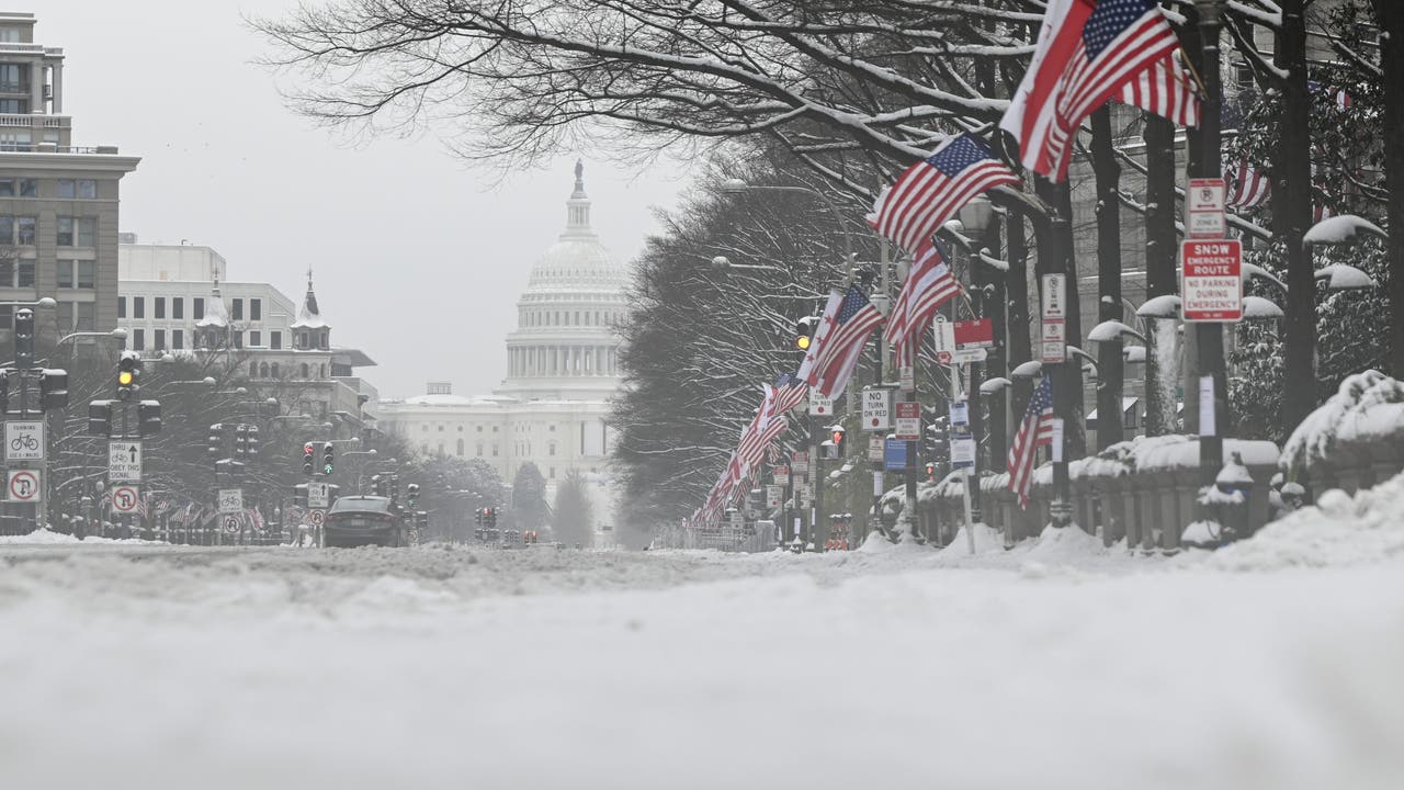 Winter storm warning: When, how much snow is expected for DC, Virginia ...
