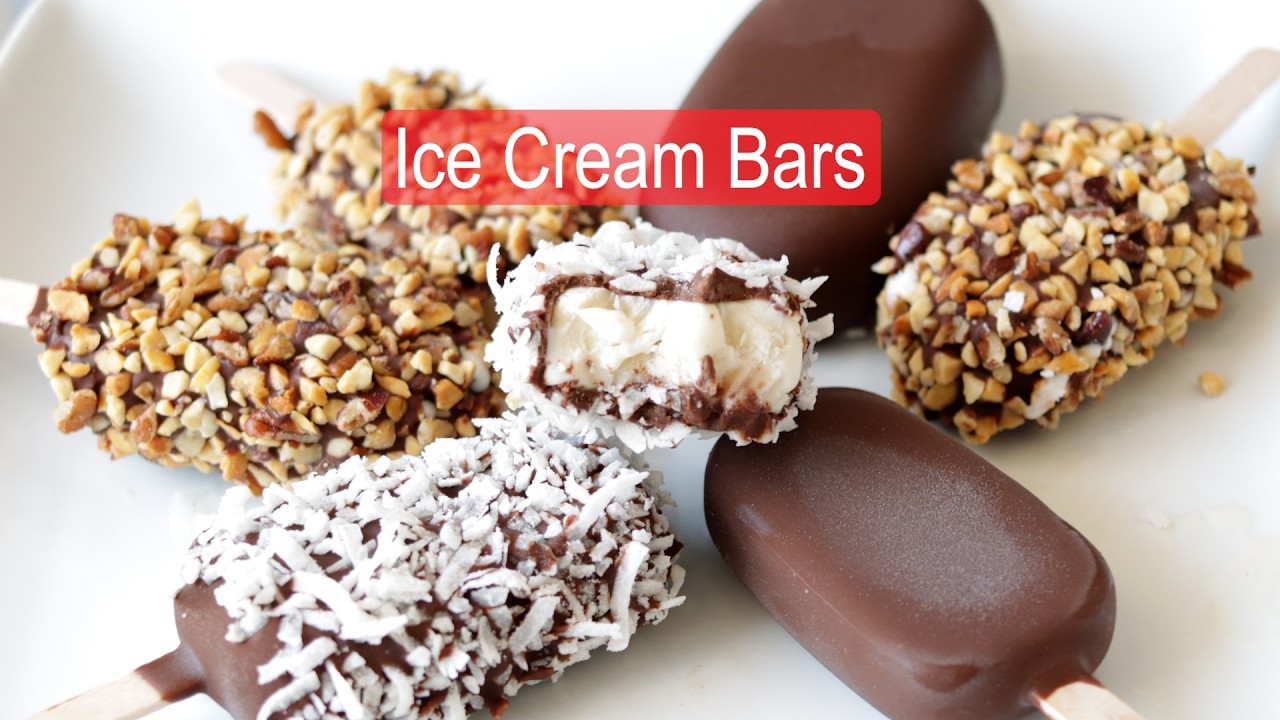 How to make ice cream bars