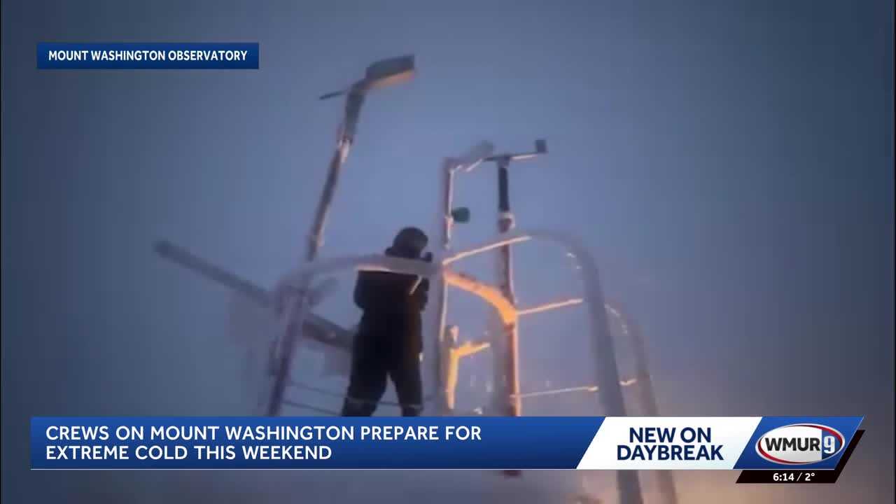 Crews on Mount Washington prepare for extreme cold this weekend