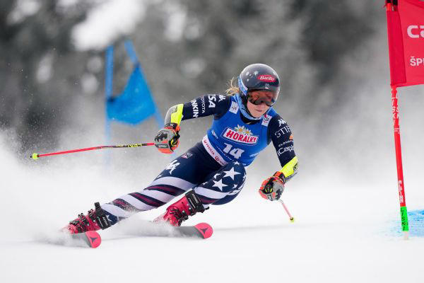 Shiffrin back on GS podium after 2 years; Hector, Moltzan go 1-2