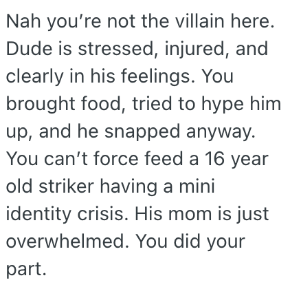 He did his tutor a favor by bringing her son some food, but now she’s ...