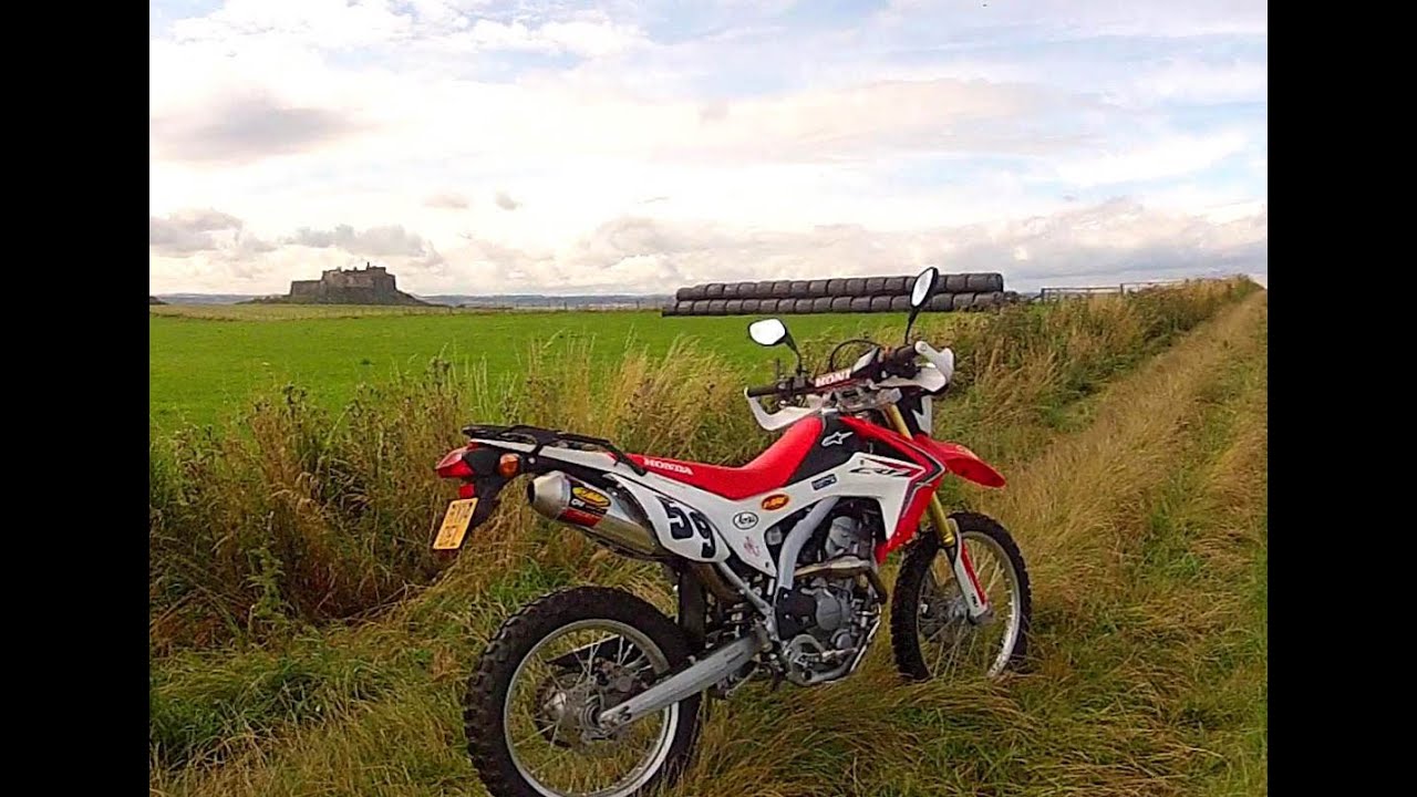 Holy Island Green Lane - Honda CRF 250L