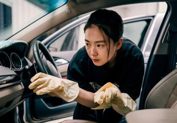 Orang yang menjaga mobil tetap rapi bahkan ketika tidak ada orang lain ...