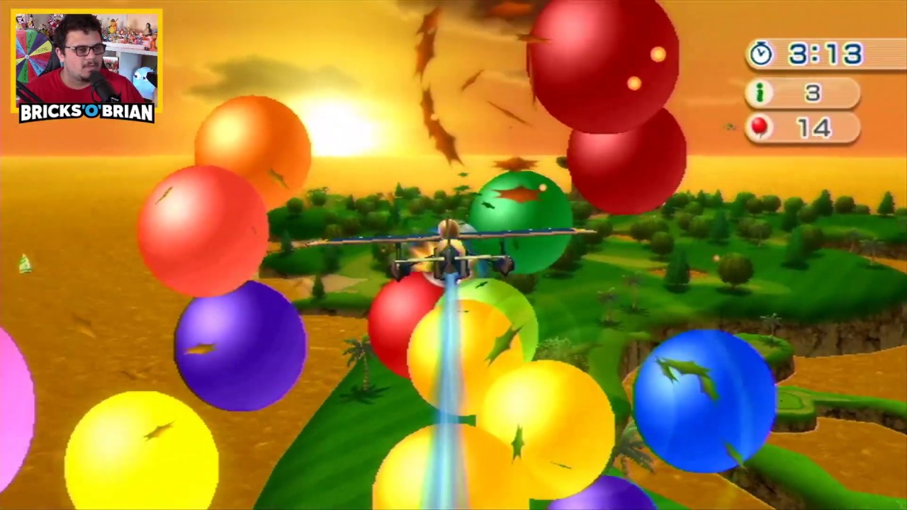 High flying around Wuhu Island! - Wii Sports Resort with Bricks 'O' Brian!