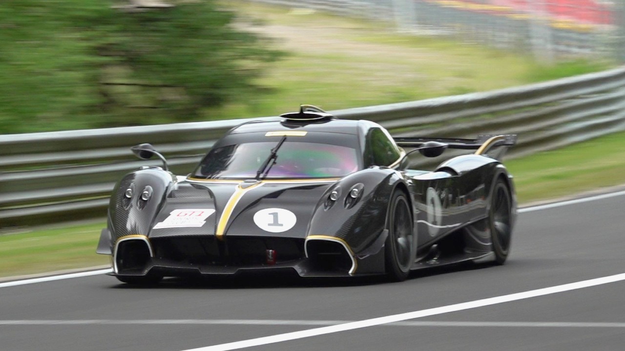 Exotic performance cars showcase power at racing event