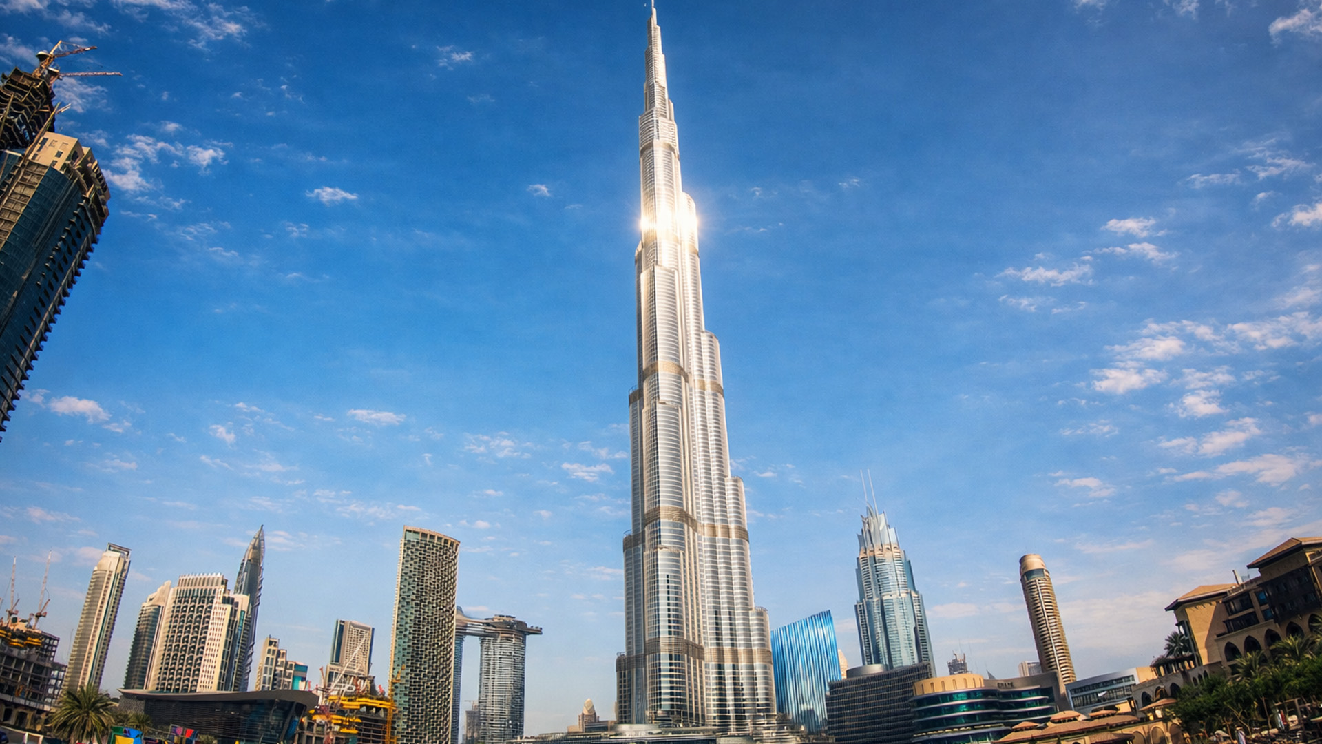 Dubai City Walk near Burj Khalifa