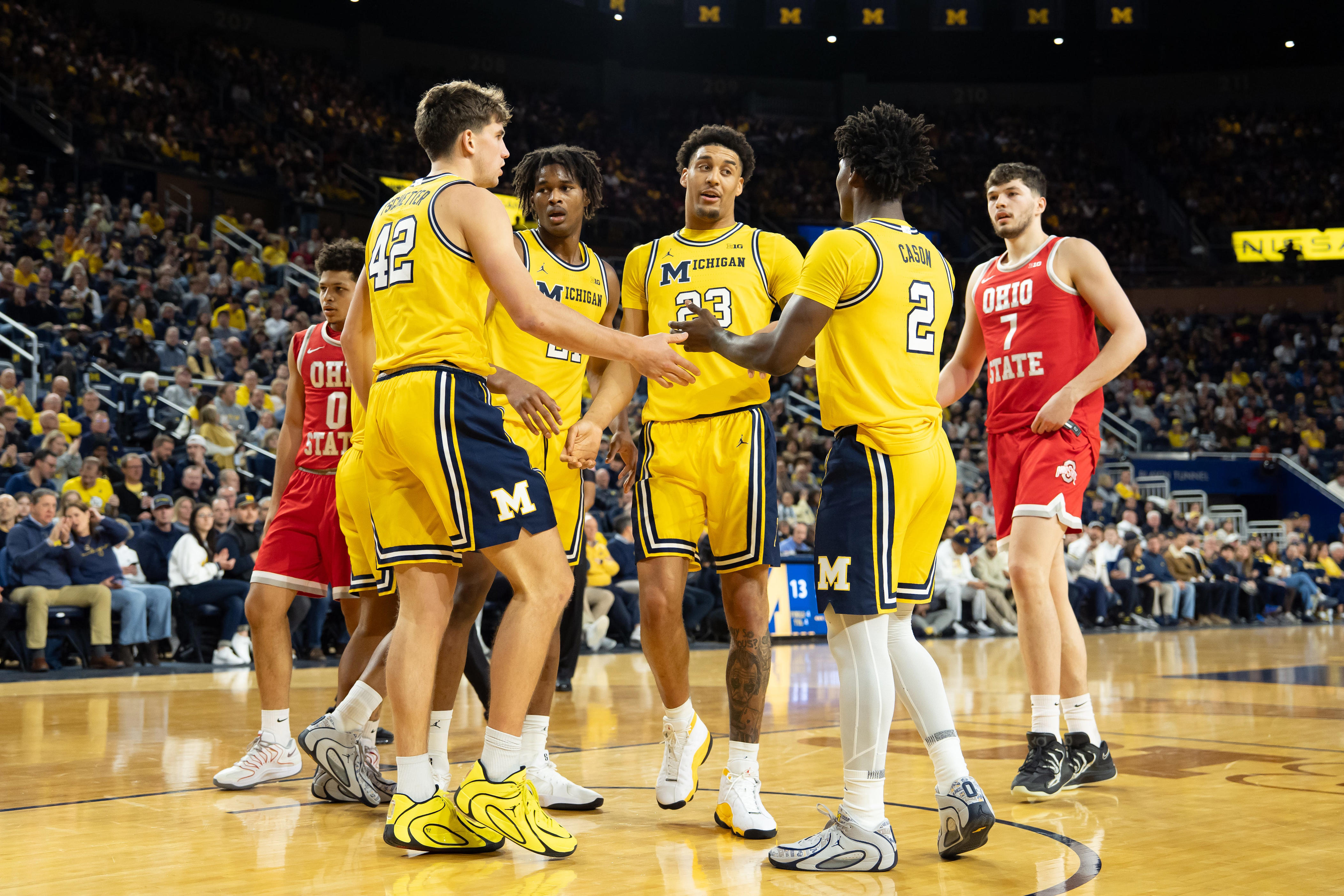 Michigan No. 2 in coaches poll rankings, Michigan State at No. 8